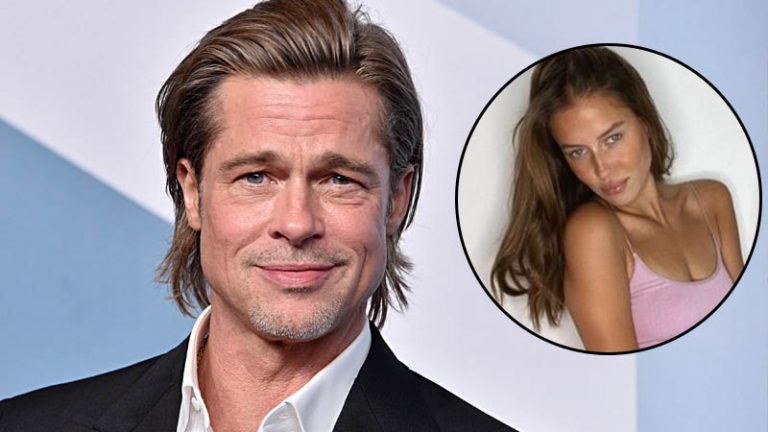 Brad Pitts Girlfriend Nicole Poturalski Looks Gorgeous In New Photos